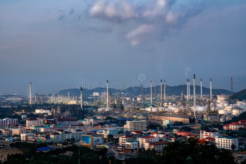 Factory in the morning stock image. Image of factory - 119453507