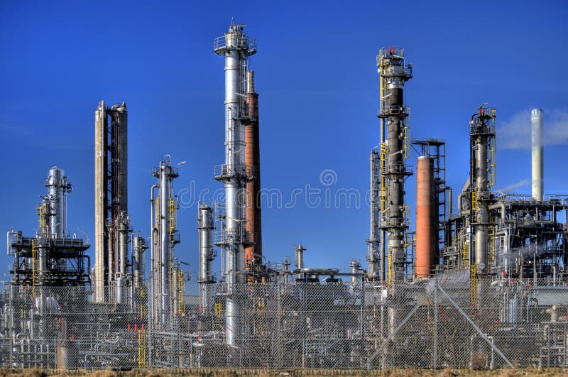 Oil Refinery in Germany editorial stock photo. Image of global - 51548833