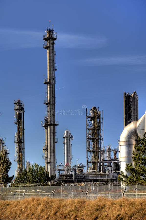 Oil Refinery in Germany editorial stock photo. Image of climate - 51548828