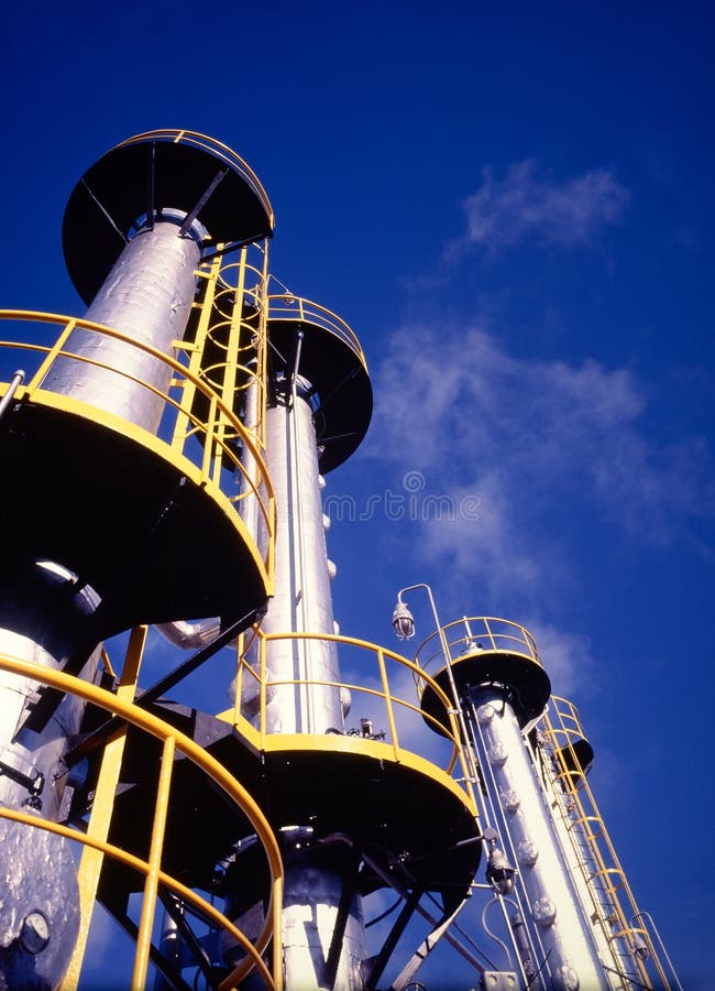 Oil Industry - Oil Refinery and Derivatives. Stock Image - Image of ...
