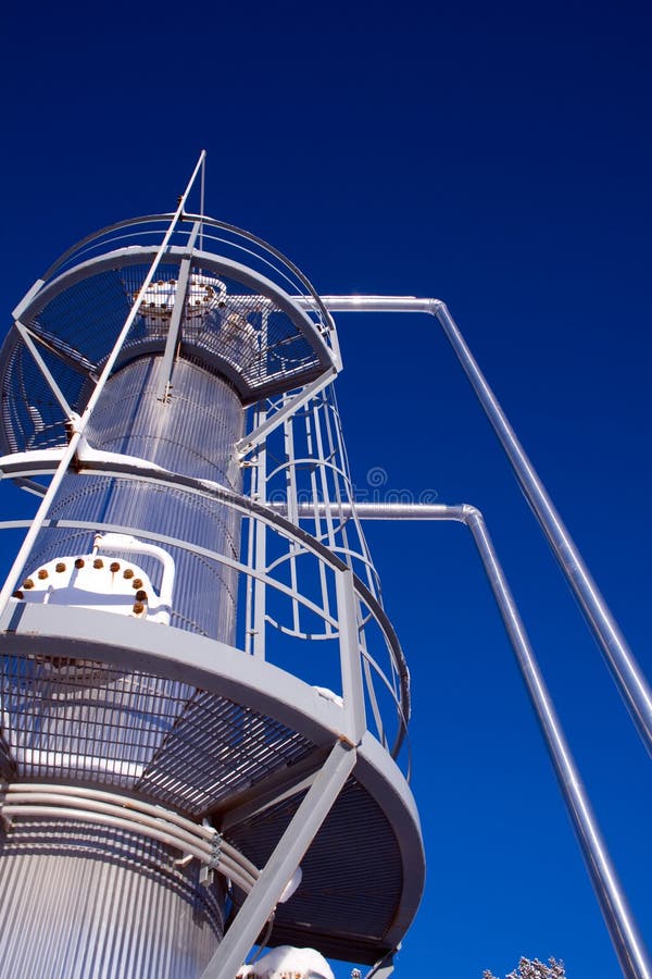 Flare Stack with Pipe on Left Stock Photo - Image of boom, petrol: 3694386