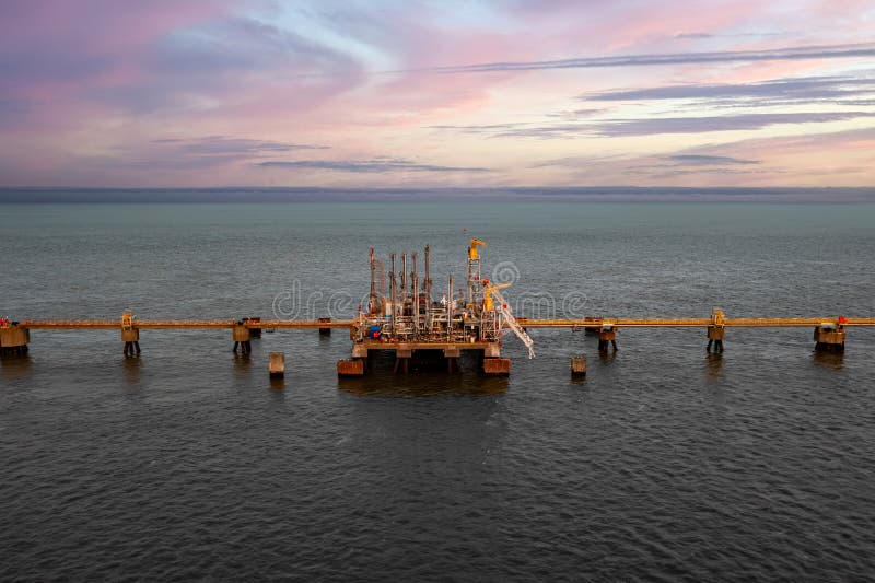 Oil refinery terminal stock image. Image of design, north - 295623401