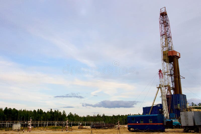 Inland Oil Drill Rig,Sutherland,Scotland,UK. Stock Image - Image of ...