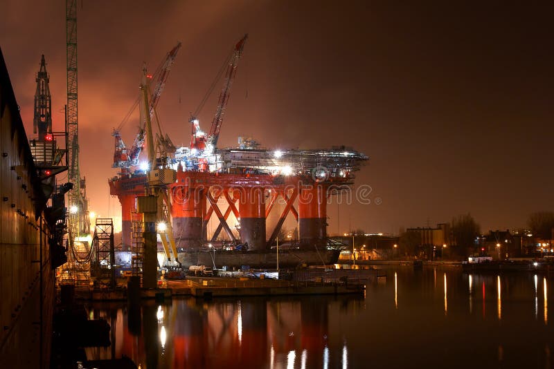 Inland Oil Drill Rig,Sutherland,Scotland,UK. Stock Image - Image of ...