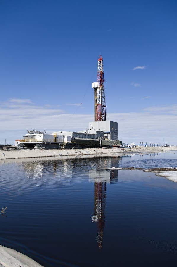 Oil rig stock image. Image of energy, fuel, drilling - 23521807