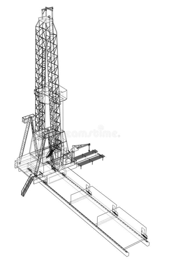 Oil Rig Sketch Illustration Stock Illustrations – 716 Oil Rig Sketch ...