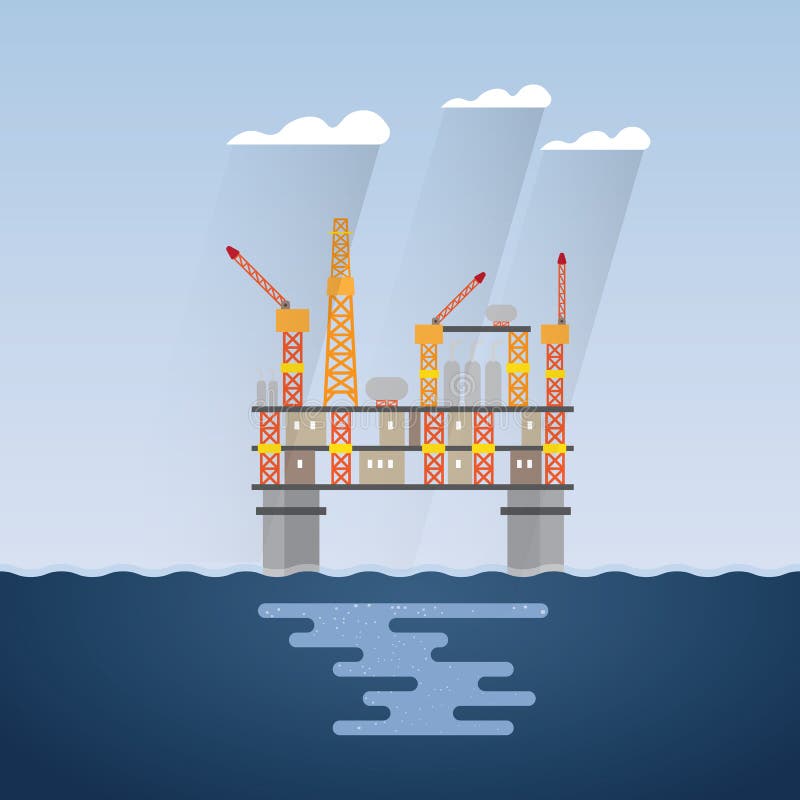 Oil Rig Drawing Stock Illustrations – 1,054 Oil Rig Drawing Stock ...