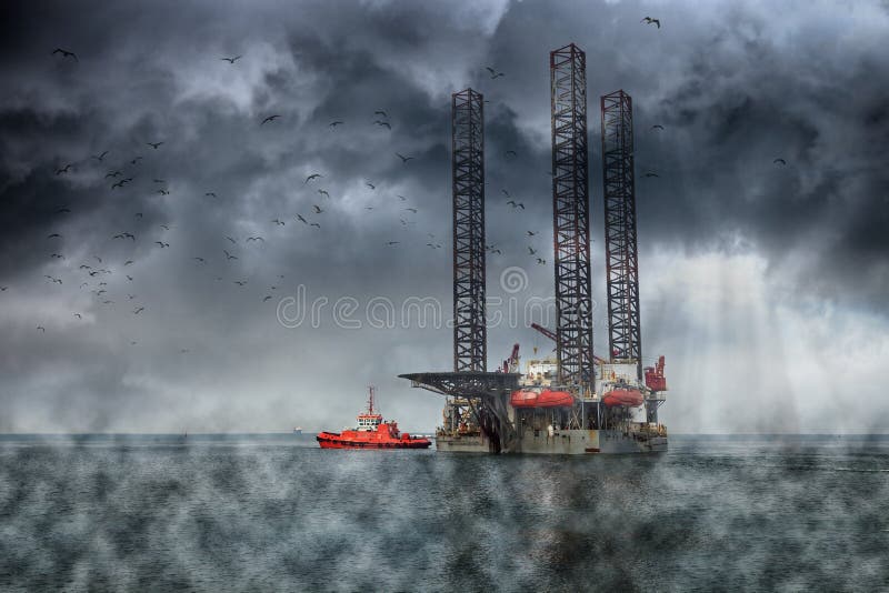 Oil Rig Rain Storm Stock Photos - Free & Royalty-Free Stock Photos from ...