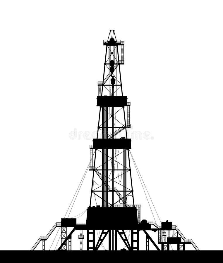 Offshore Oil Well Clipart