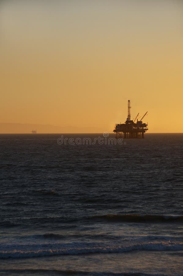 Offshore Oil Rig stock image. Image of drilling, offshore - 48908711
