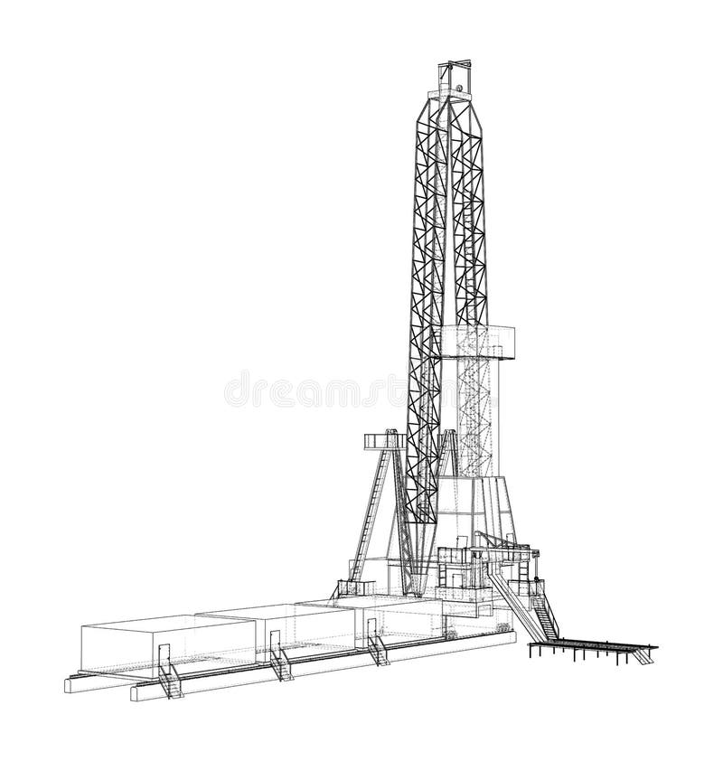 Oil Rig Blueprint Stock Illustrations – 654 Oil Rig Blueprint Stock ...