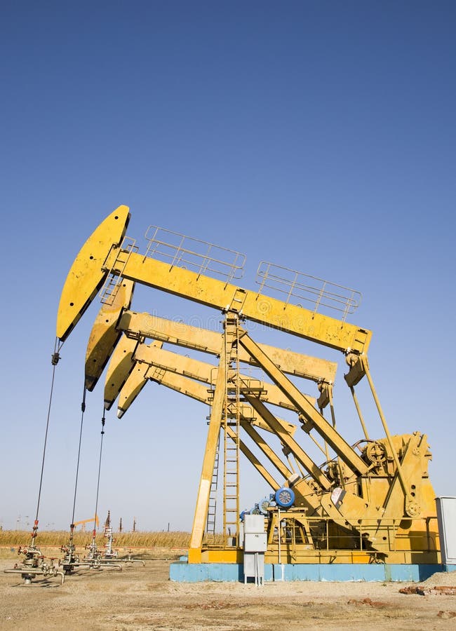 Oil rigs stock photo. Image of derrick, blue, gasoline - 11452438