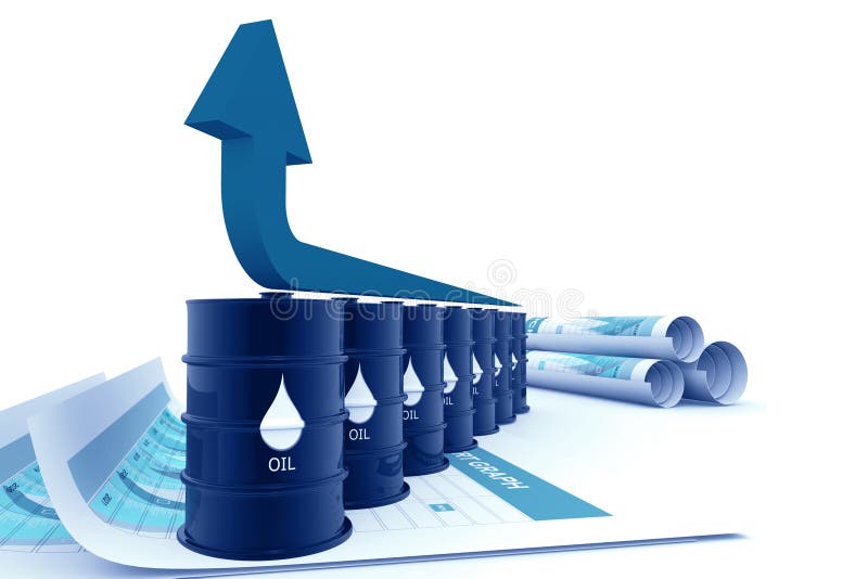 Rising oil price stock illustration. Illustration of petrol - 16966956