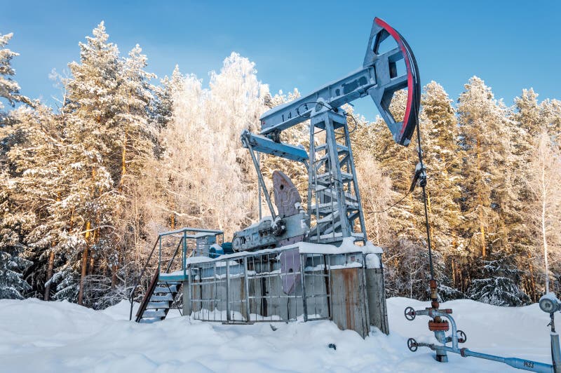 Oil rocking spring stock photo. Image of land, rich, pump - 30212310