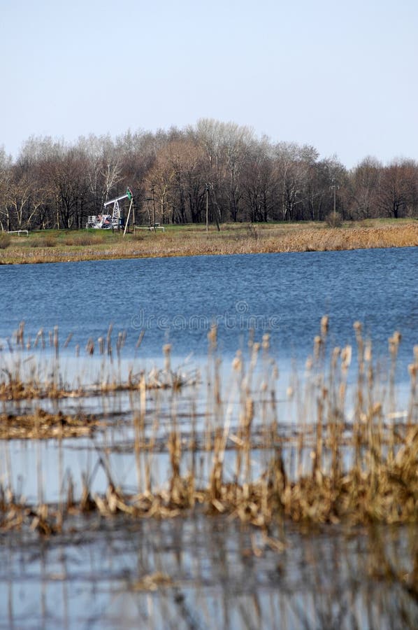 Oil rocking spring stock image. Image of rocking, land - 30213597