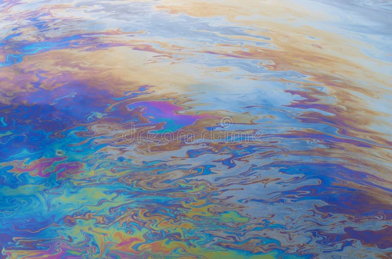 Oil slick stock image. Image of liquid, slimy, environmental - 76527309