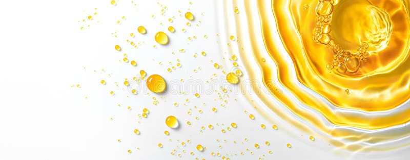 Oil Splash on Light White Background Stock Image - Image of water ...