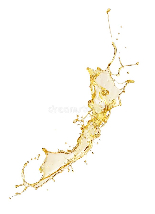 Oil Splash on a White Background Stock Photo - Image of beer, nature ...