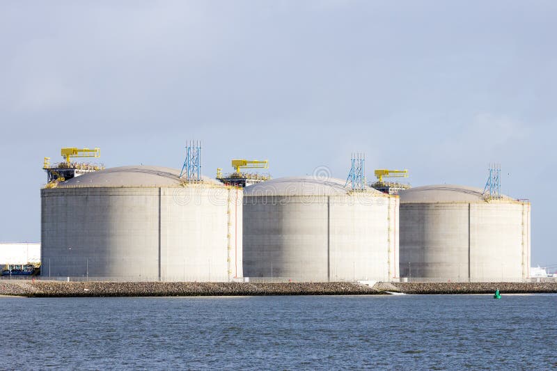 Oil storage tanks stock photo. Image of industry, large - 22822666