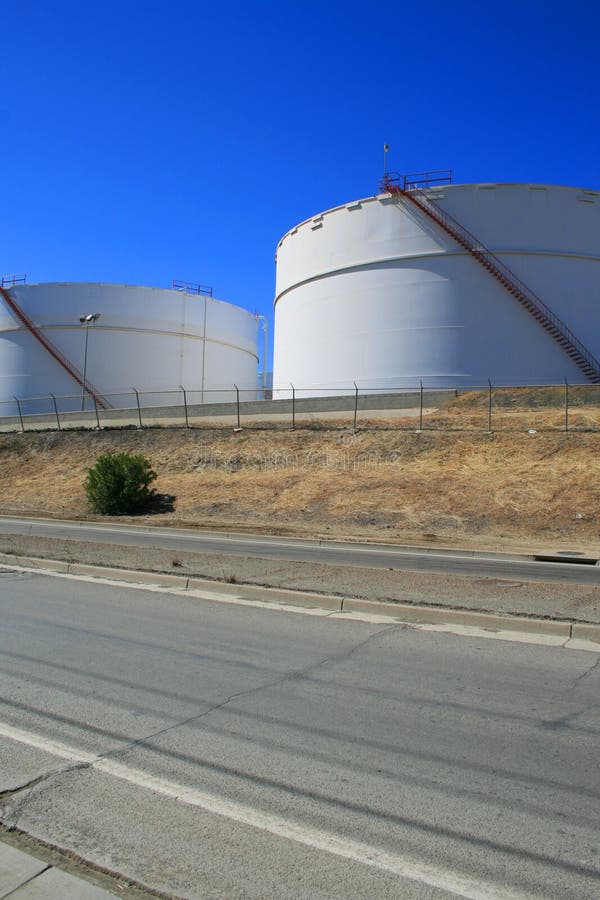 Oil Storage Tanks stock image. Image of storage, architecture - 5415003
