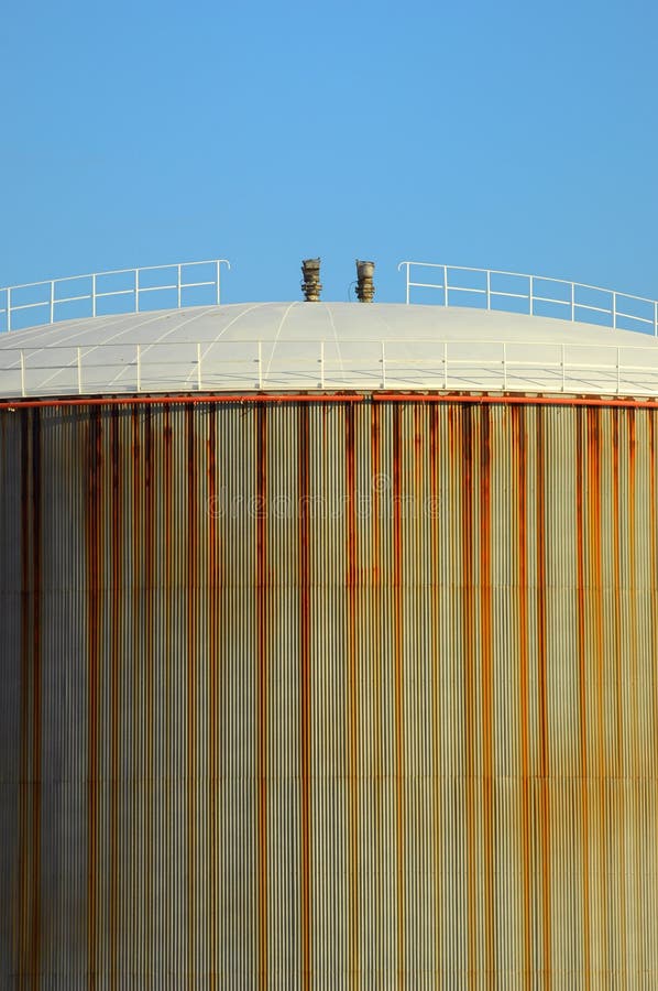 Oil tank stock image. Image of girders, industry, complex - 5927023