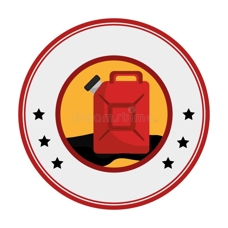 Oil tank container icon stock illustration. Illustration of icon - 84377536