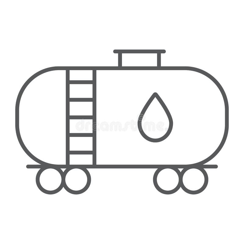 Train Oil Tank Clipart