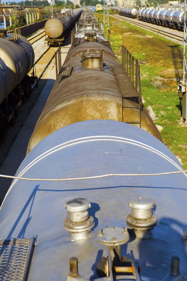 Oil tank train stock photo. Image of energy, chemical - 36514568