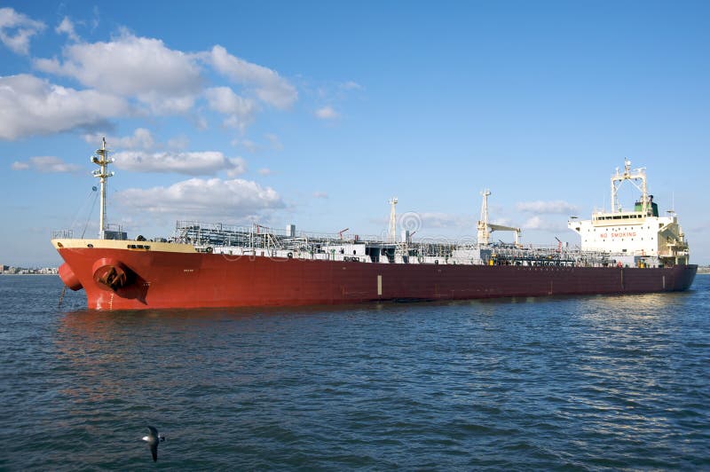 Oil Tanker Front stock photo. Image of dangerous, fuel - 14422438