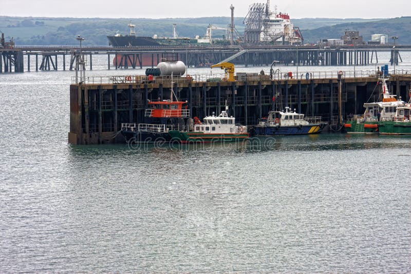 Oil tanker in dock stock image. Image of dock, cargo - 25745991