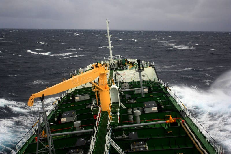 Oil tanker sailing stock image. Image of water, skies - 67042691