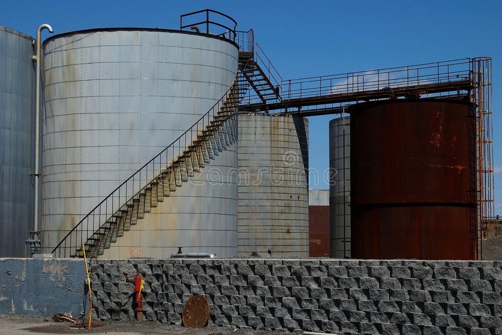 Oil tanks 3 stock photo. Image of industries, canadian - 747586