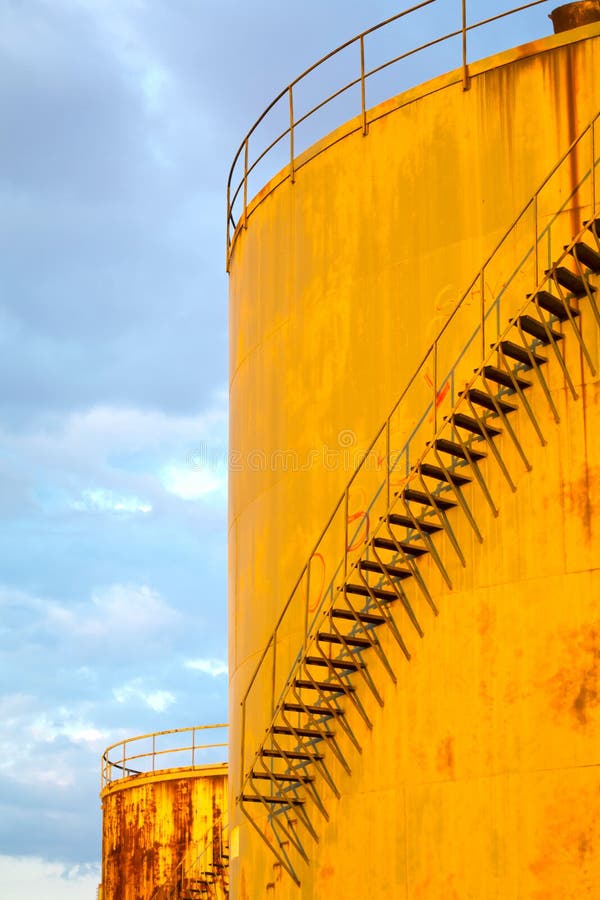 Oil refinery factory stock photo. Image of contrast, factory - 41520026