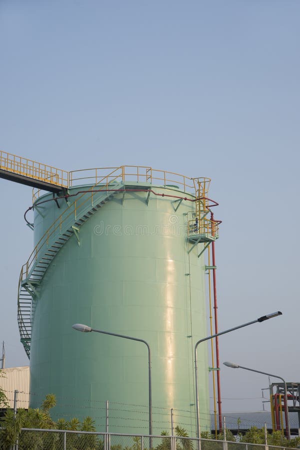 Green Oil Storage Tanks Abstract Background Stock Photos - Free ...
