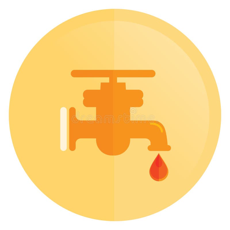 Oil Tap. Vector Illustration Decorative Design Stock Vector ...