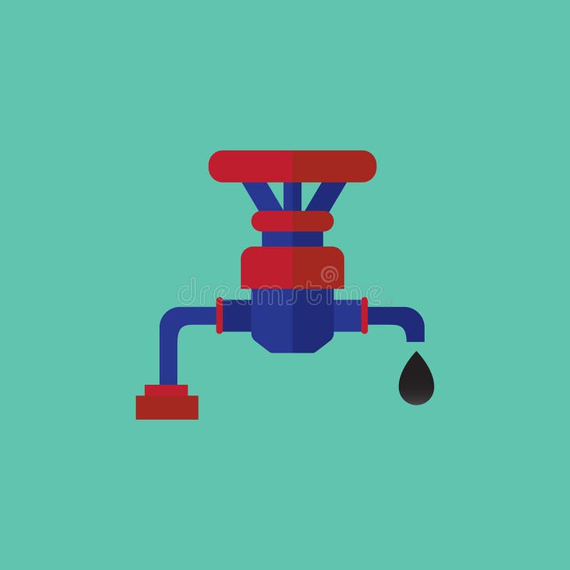 Oil Tap. Vector Illustration Decorative Design Stock Vector ...
