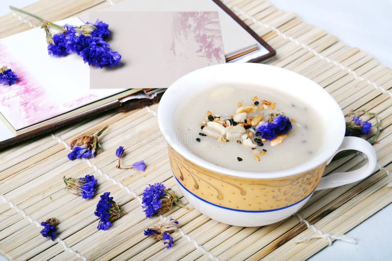 Oil-tea stock photo. Image of sesame, enjoyment, paper - 20917458