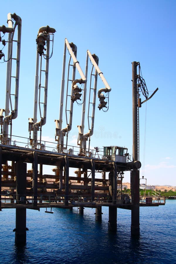 Oil terminal stock photo. Image of port, berth, berthing - 10363968