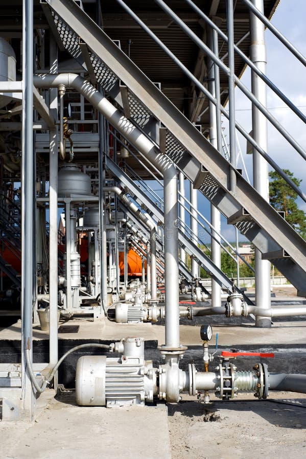 Oil terminal stock image. Image of metal, special, fuelling - 10987705