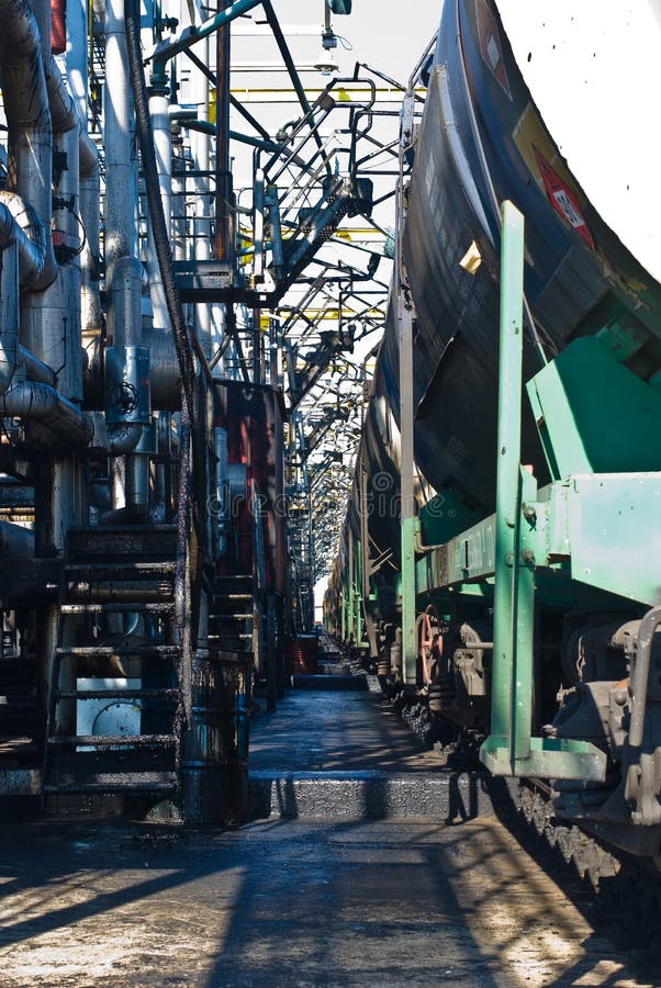 Oil terminal stock photo. Image of filling, export, petrochemical ...
