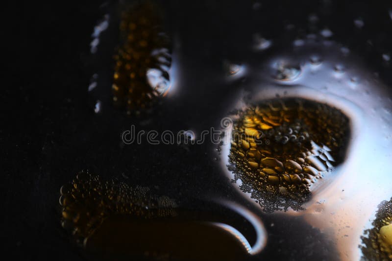 Oil Texture in the water stock image. Image of glass - 319581843