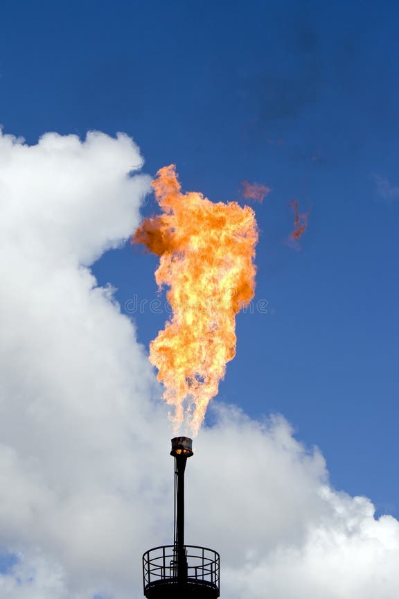 Oil torch stock photo. Image of ejection, basis, economy - 5694336