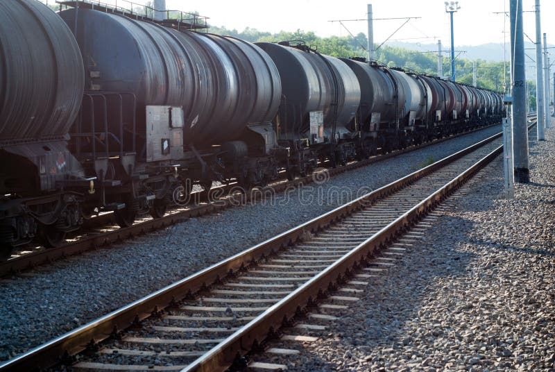 Oil train editorial image. Image of transport, industry - 49940615