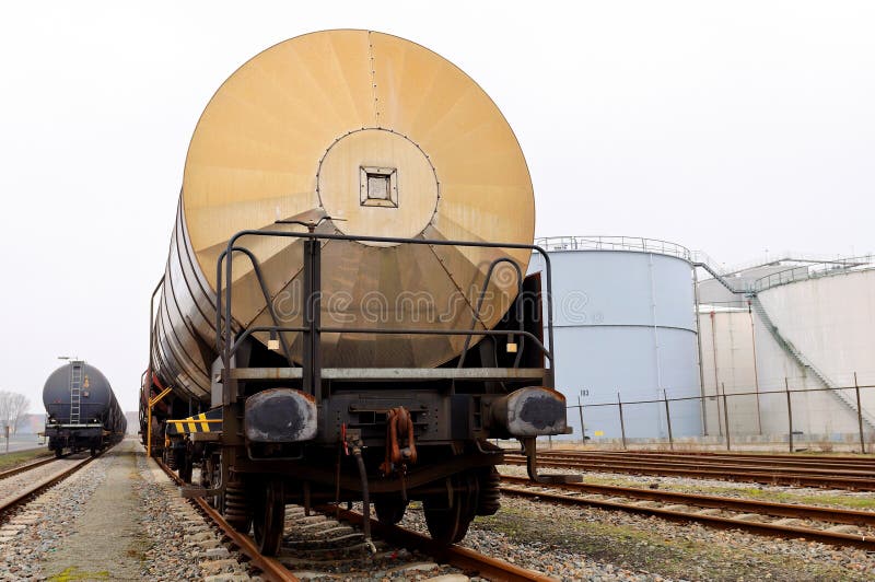 Oil transport stock image. Image of train, petroleum - 23656589