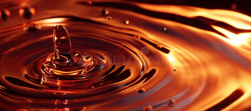 Oil Water Drop Splash Background, Liquid Stock Illustration ...