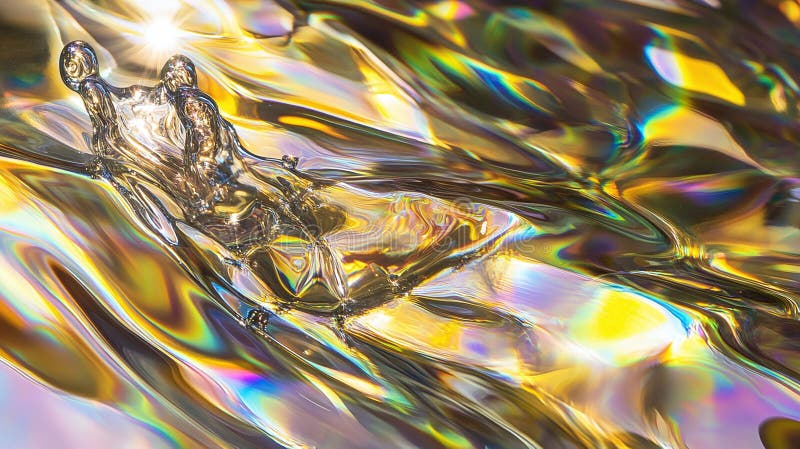 Oil and Water Interactions Photographed through Polarized Light ...