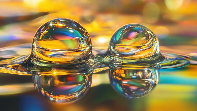 Oil and Water Interactions Photographed through Polarized Light ...