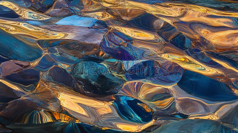 Oil and Water Interactions Photographed through Polarized Light ...