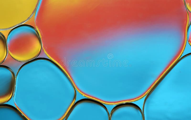 Oil on water stock image. Image of lots, interesting - 126725589