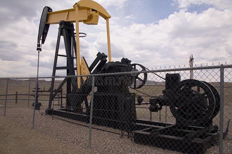 Small Oil Derrick stock image. Image of midwest, natural - 1063461